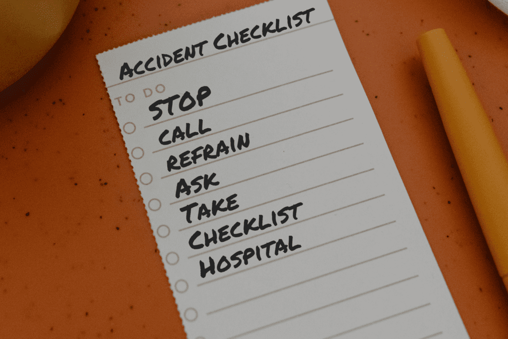 The Ultimate Car Accident Checklist | Waln Repair